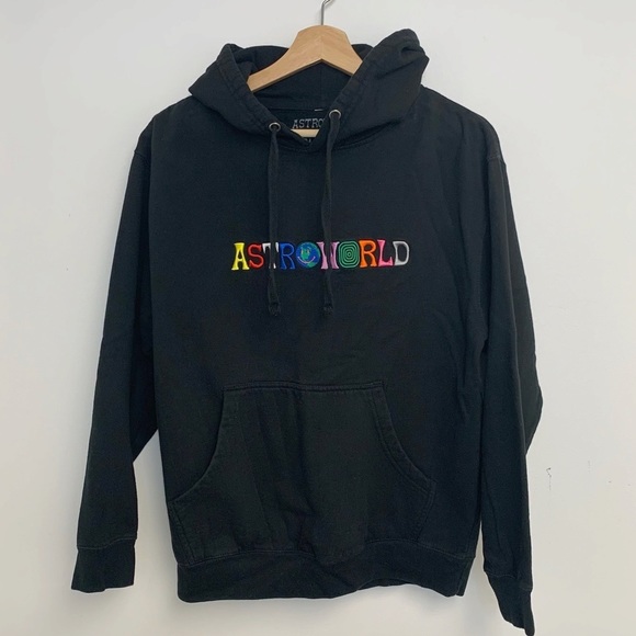 Travis Scott | Shirts | Travis Scott Astroworld Logo Hoodie Sz M | Poshmark